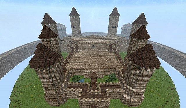 Floating Castle Minecraft Map