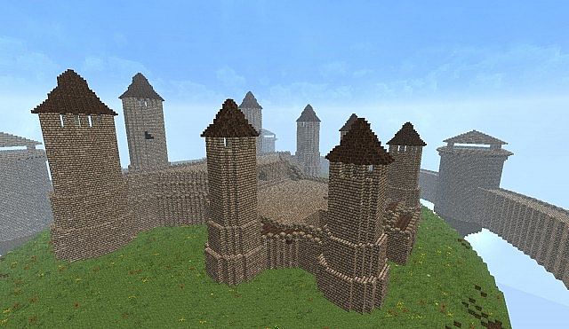 Floating Castle Minecraft Map