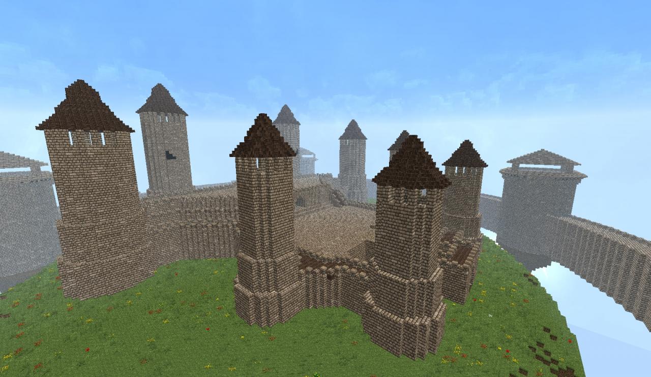 Floating Castle Minecraft Map
