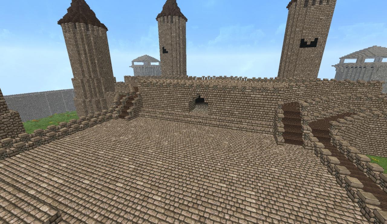 Floating Castle Minecraft Map