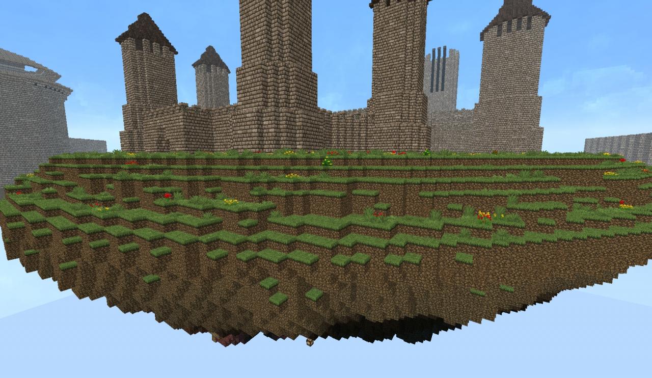 Floating Castle Minecraft Map