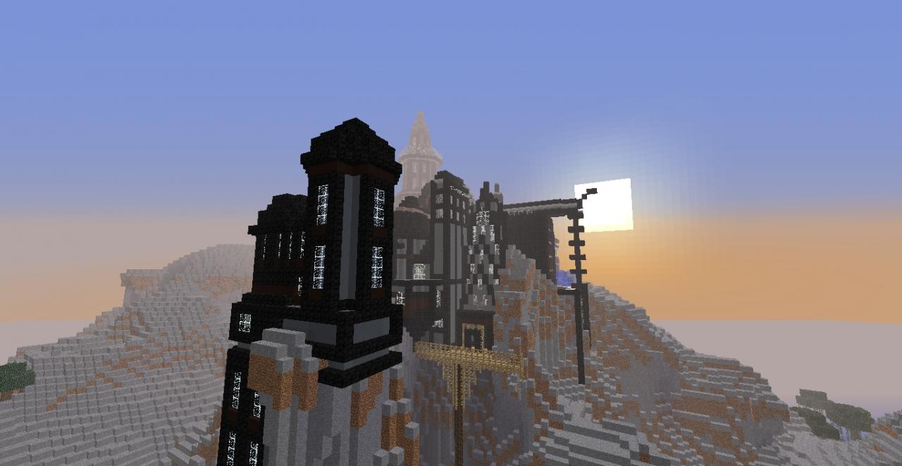 Fantasy Mountain City Minecraft Map
