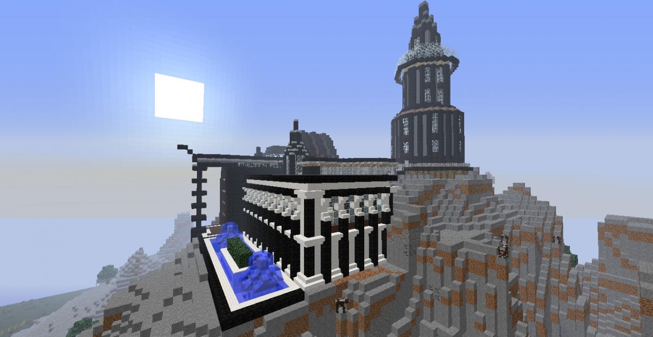 Fantasy Mountain City Minecraft Map