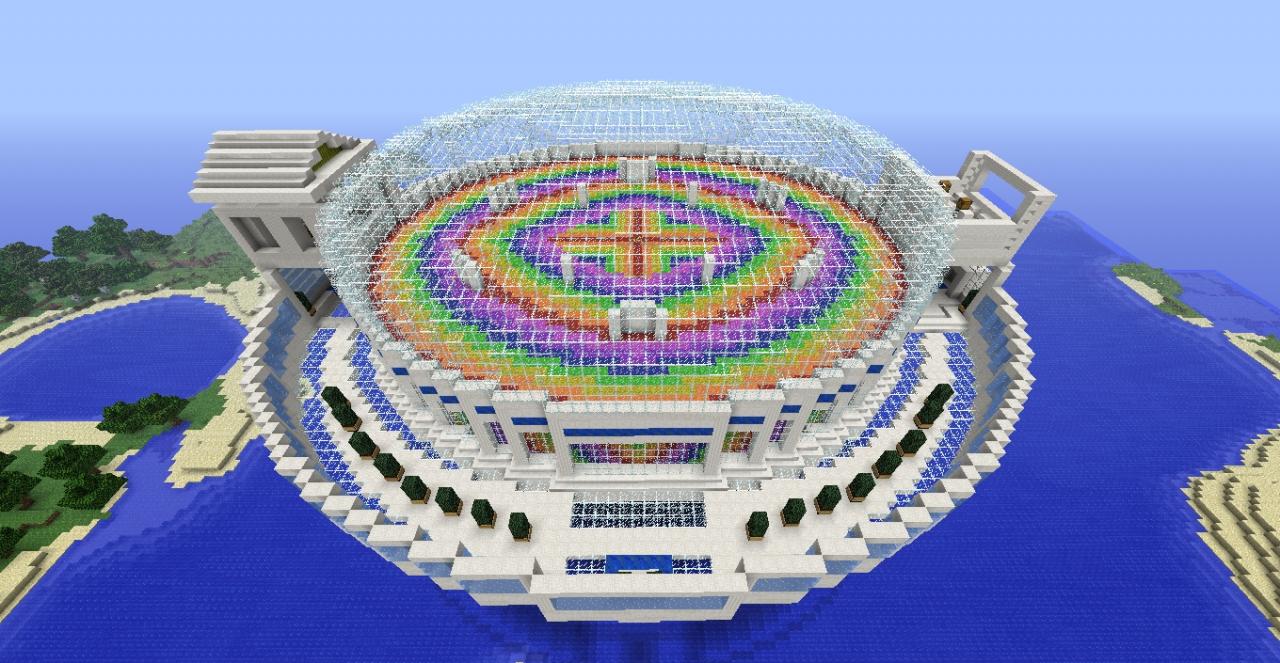 New Server's Large Spleef Arena Minecraft Map