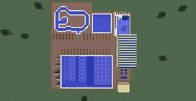 Largest Swimming Pool Minecraft Map