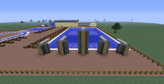 Largest Swimming Pool Minecraft Map