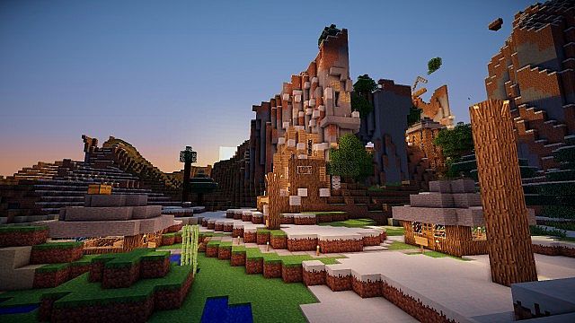 Around the Hills-Parkour map. Minecraft Map
