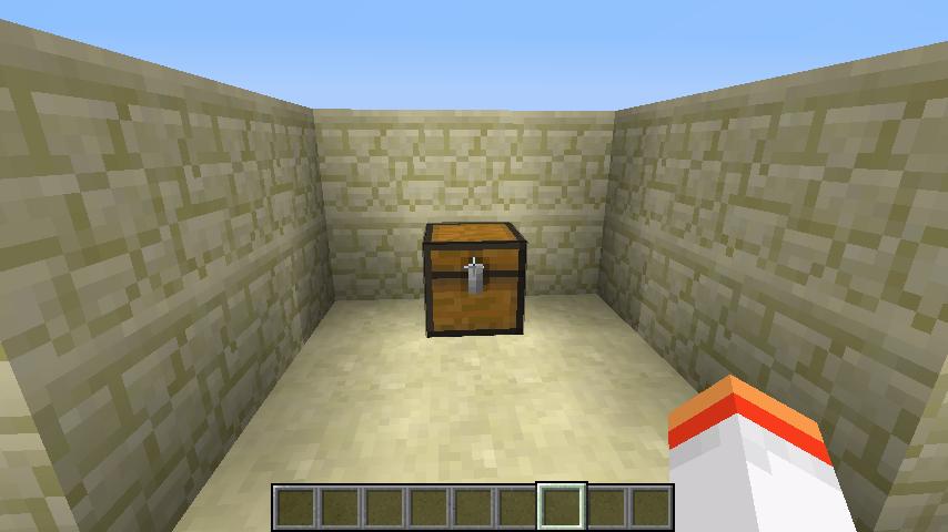 Redstone: Activating redstone by clicking an empty chest slot Minecraft Map