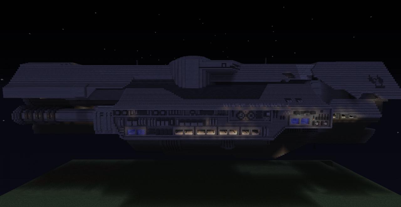 Halo 4 UNSC Infinity Minecraft Map