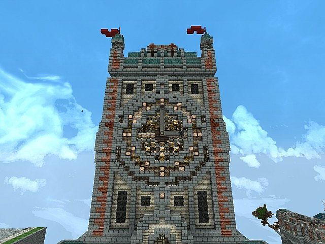 Steampunk Clocktower Minecraft Project