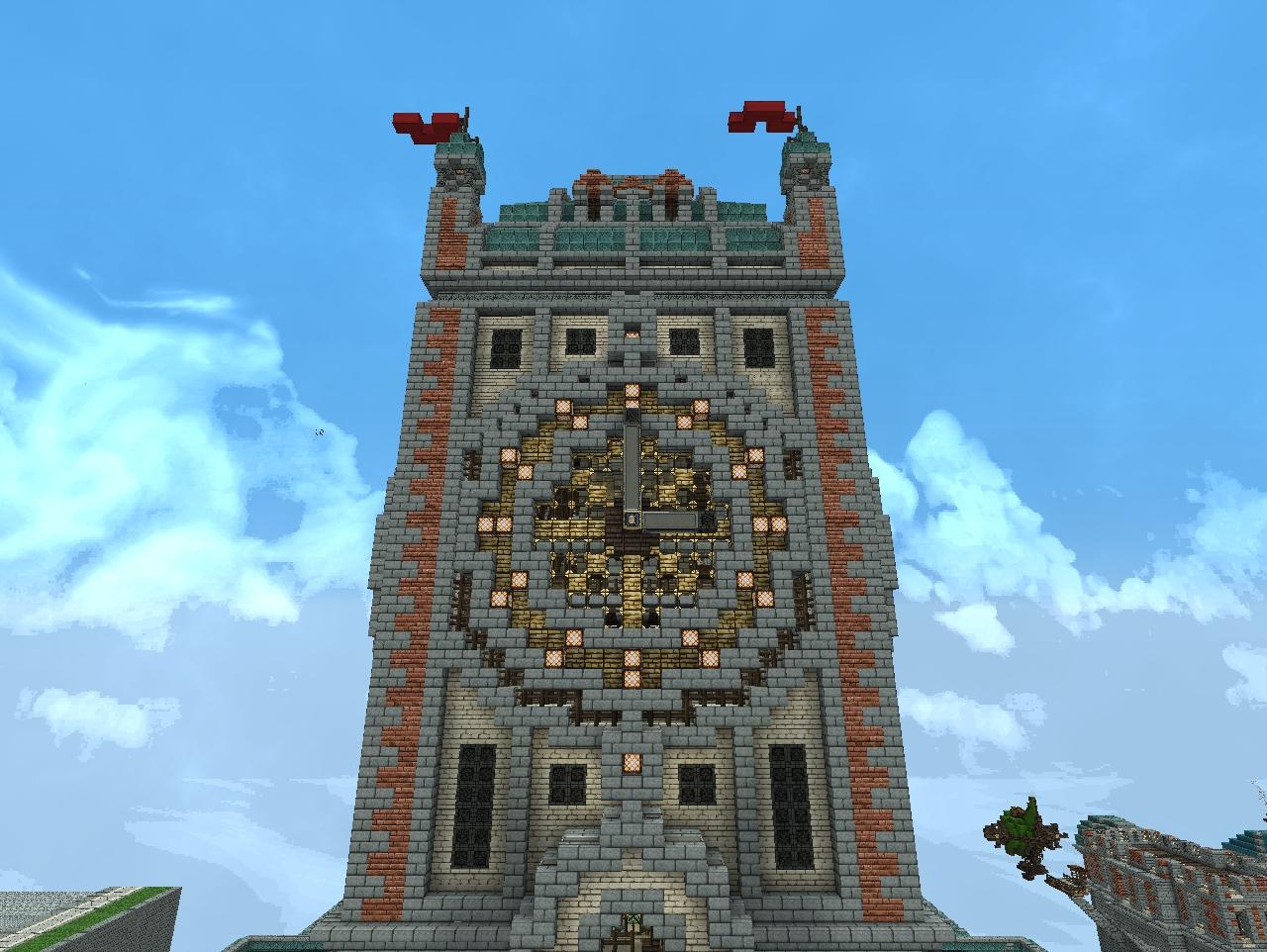 Steampunk Clocktower Minecraft Map
