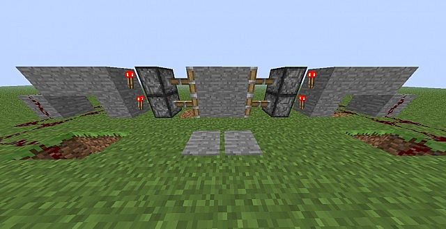 2x2 piston door Minecraft Map