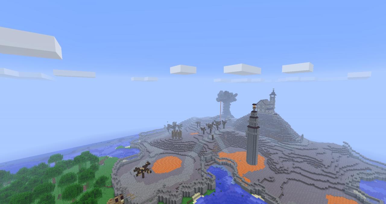 haunted house + sand + castle cited Minecraft Map