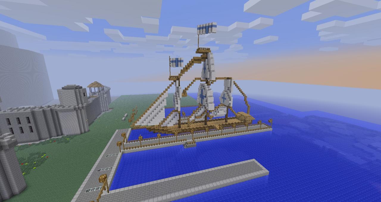 haunted house + sand + castle cited Minecraft Map