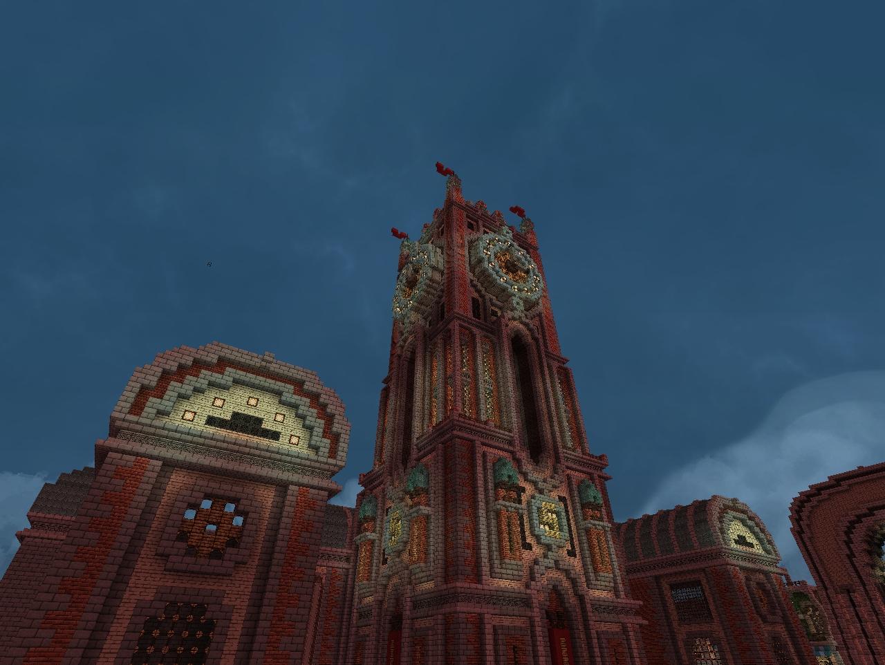 Steampunk Clocktower Minecraft Map