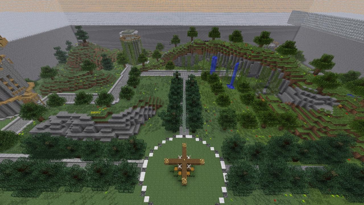 Hunger Games Arena Minecraft Map