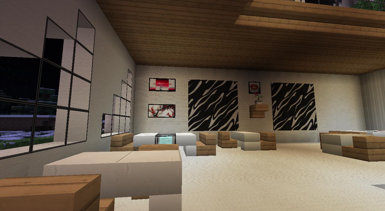 Modern Restaurant Fully Furnished Minecraft Map