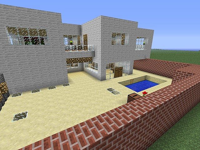 Modern house Schematic Minecraft Map