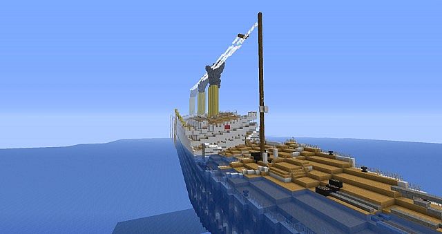 H.M.H.S.Britannic sinking Minecraft Map