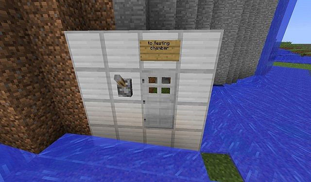 Testing chamber. Minecraft Map