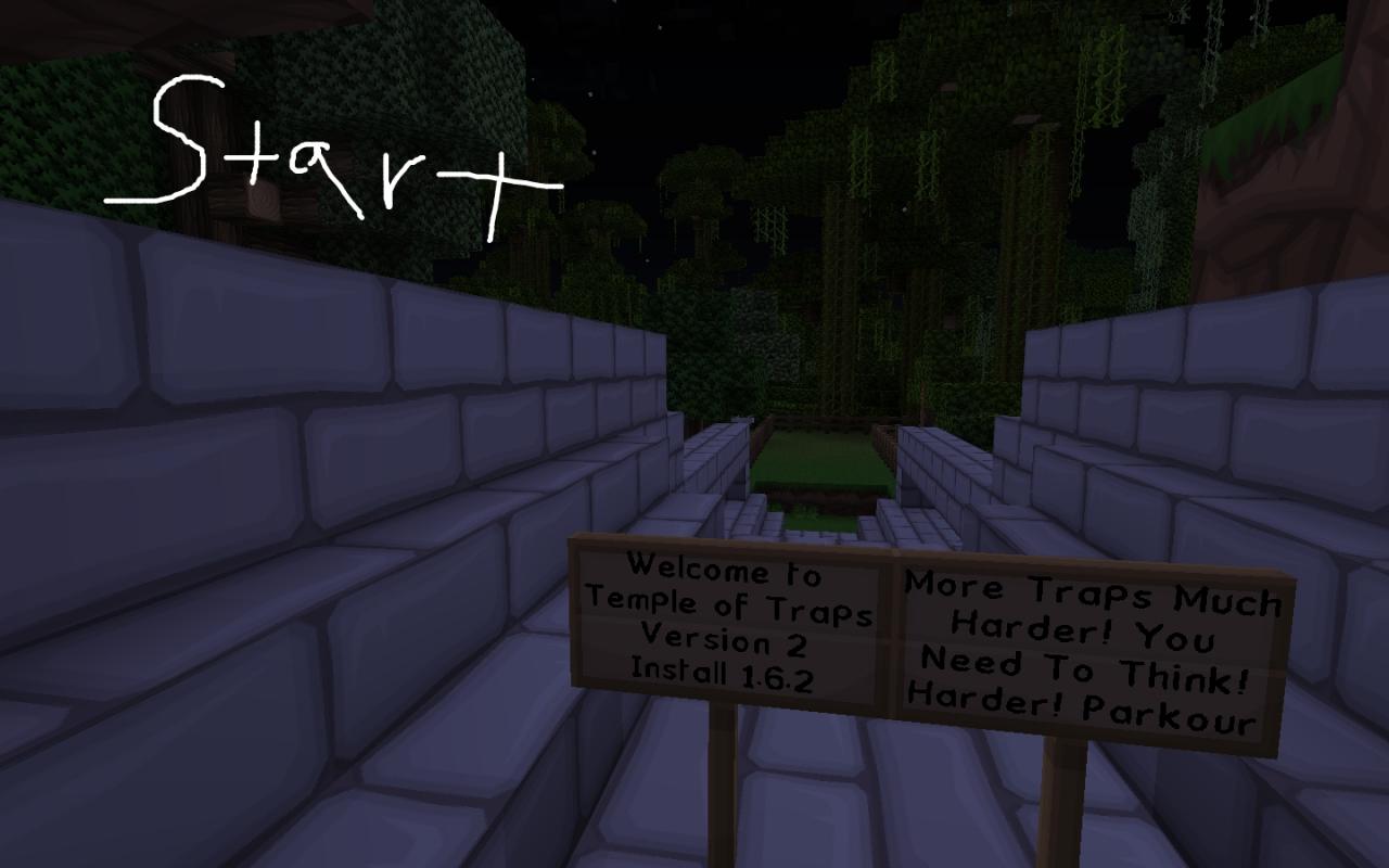 Temple Of Traps V2 - Demo Minecraft Map