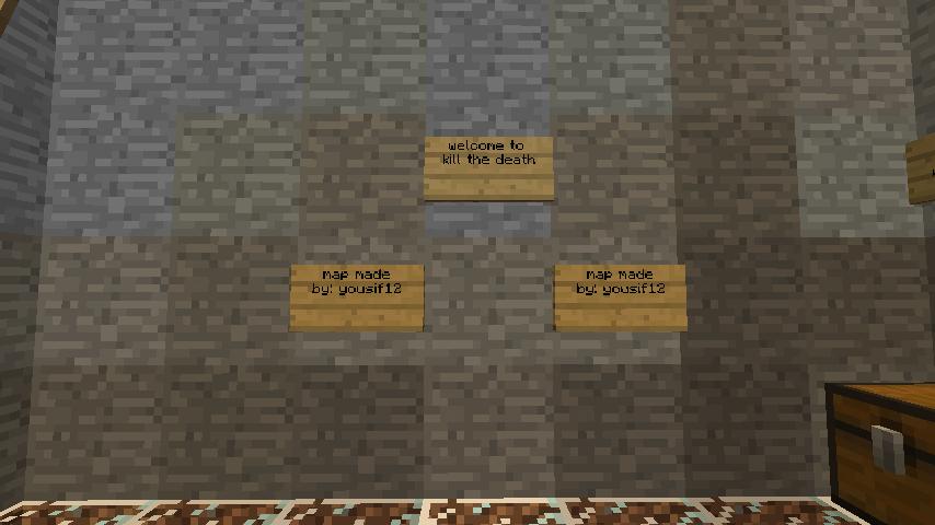 kill the death Minecraft Map