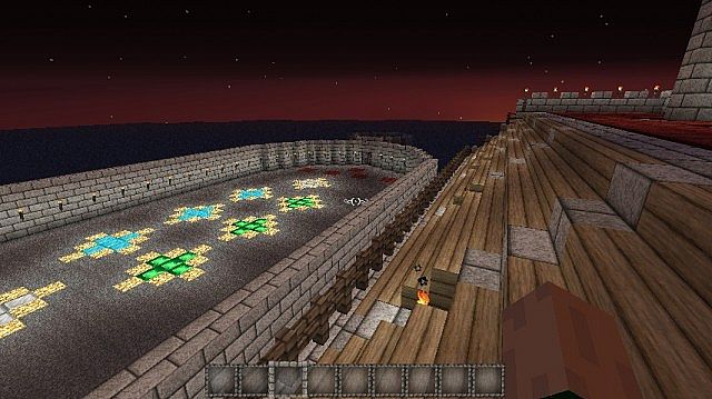 AWESOME FIGHTING ARENA FOR 5V5 PVP! Minecraft Map