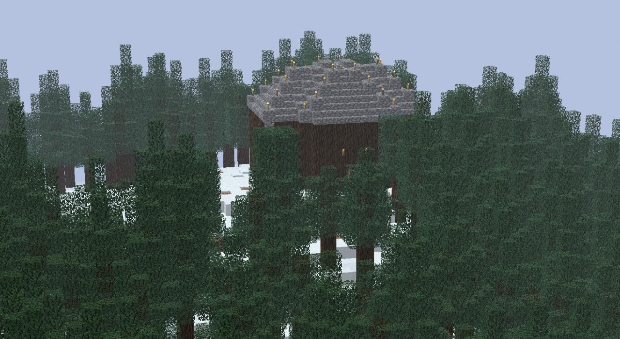 Snowy Island Survival Minecraft Map