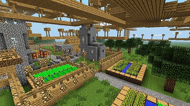 Holy Shafts! Minecraft Map