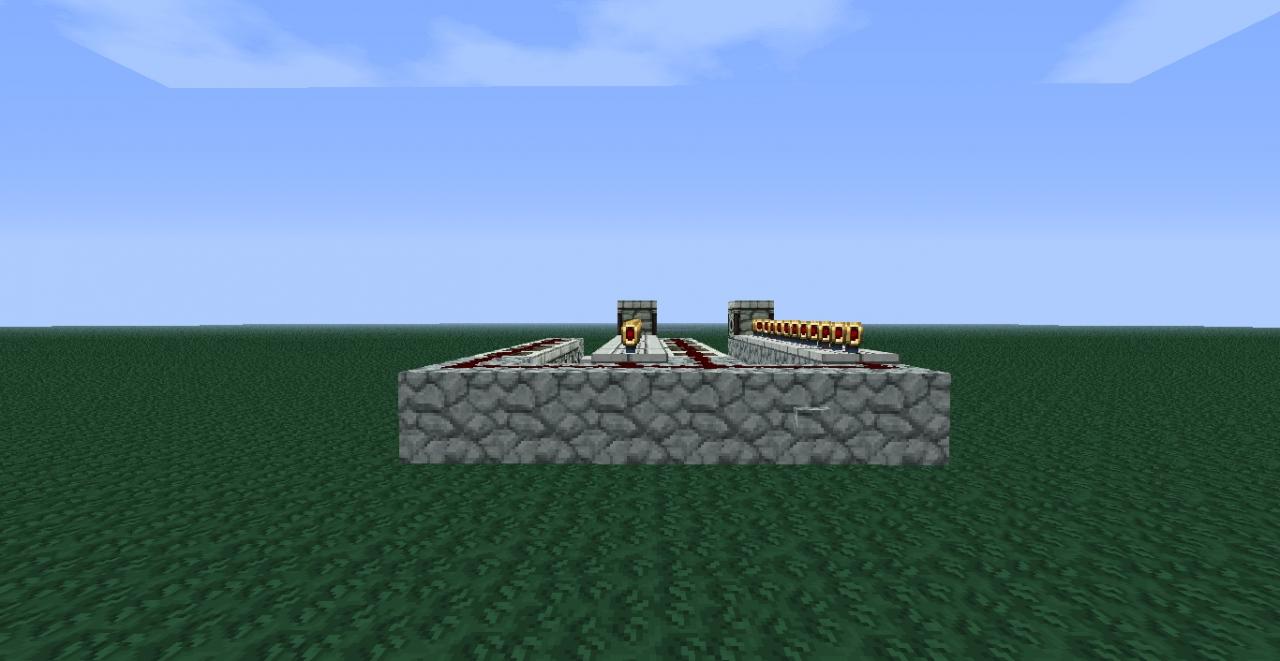 Automatic tnt cannon shoots 2 tnt at once! Minecraft Map