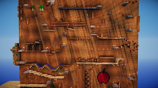 The Wall Of Nature Minecraft Map