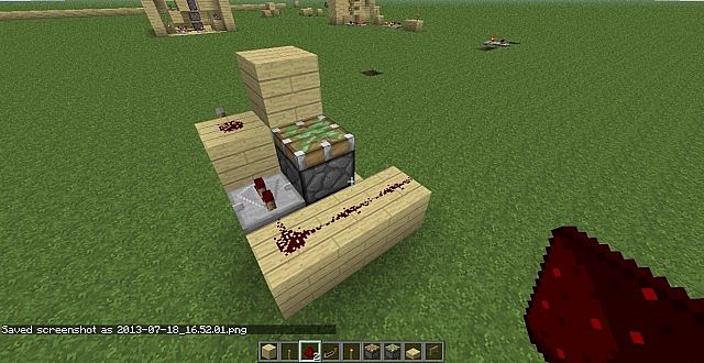 compact 3x3x3 double piston extender Minecraft Project