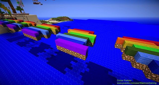 Colour Parkour Minecraft Map