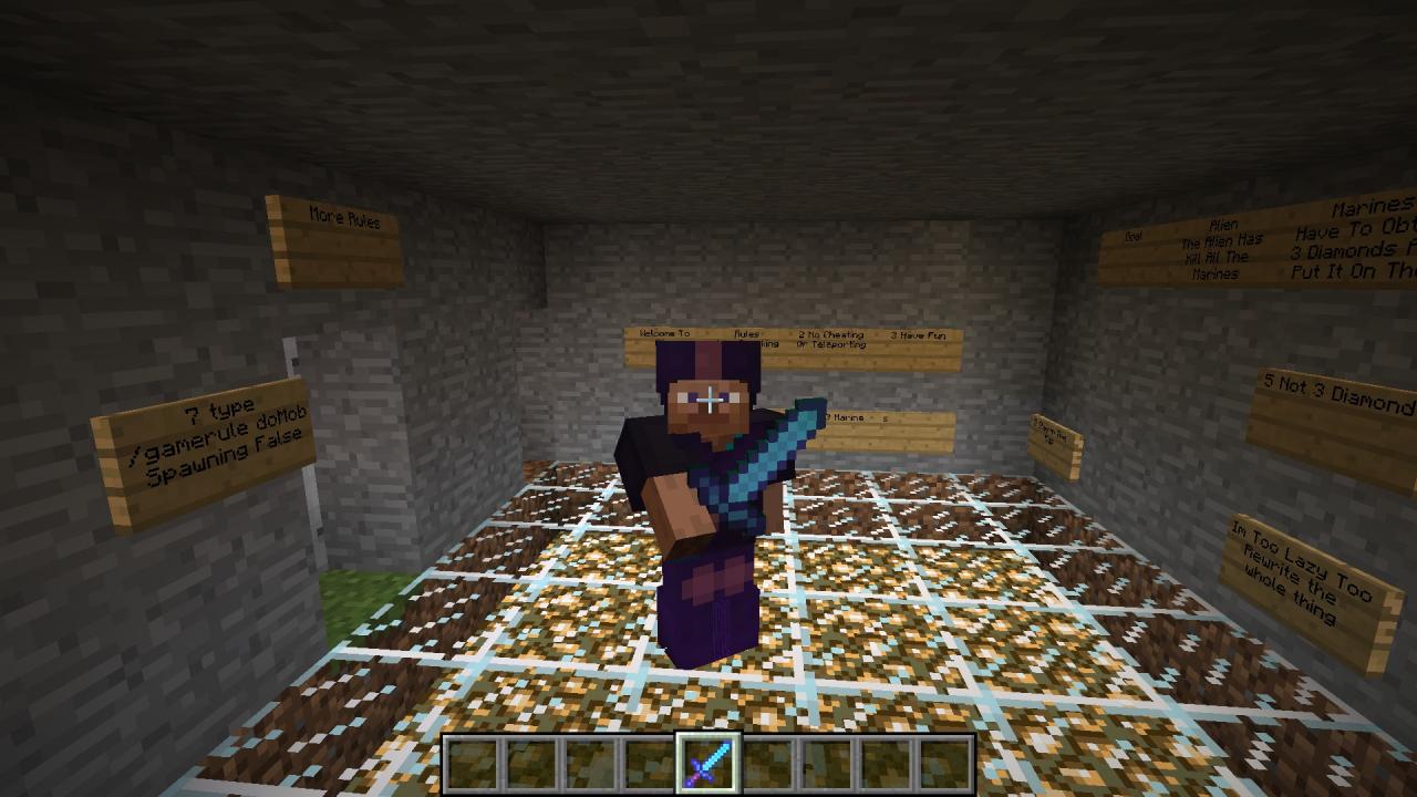 Alien Multiplayer Mini-Game Not A Schematic Minecraft Map