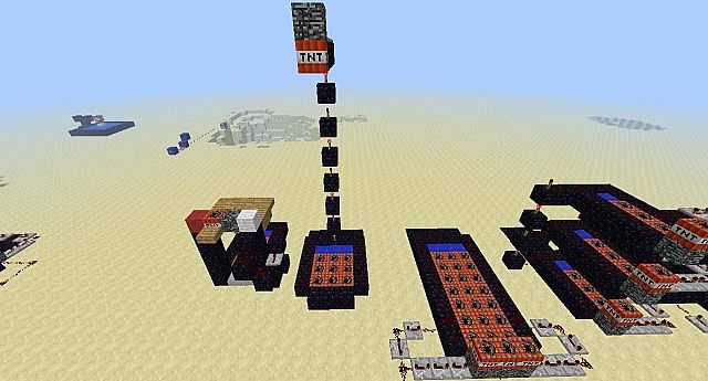 Atomo's TNT cannons (with MC World Record range at 215 blocks!) Minecraft Map