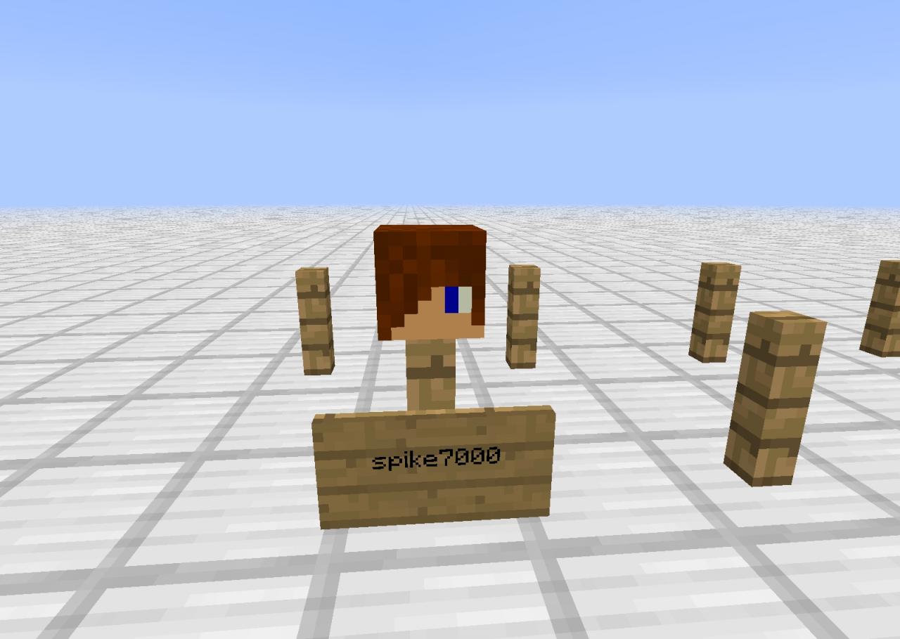 Custom Heads (Read description!!) Minecraft Map