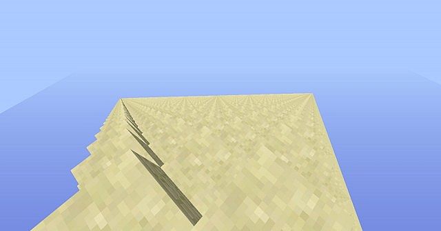 A massive diagonal pyramid Minecraft Map