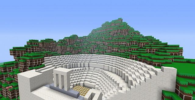 Greek Amphitheatre Minecraft Map