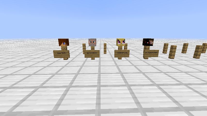 Custom Heads (Read description!!) Minecraft Map