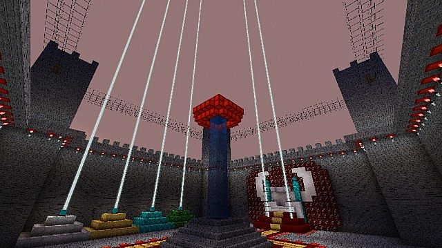 big castle with redstone door by metrotyranno competition Minecraft Map