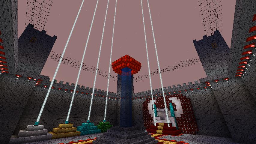 big castle with redstone door by metrotyranno competition Minecraft Map