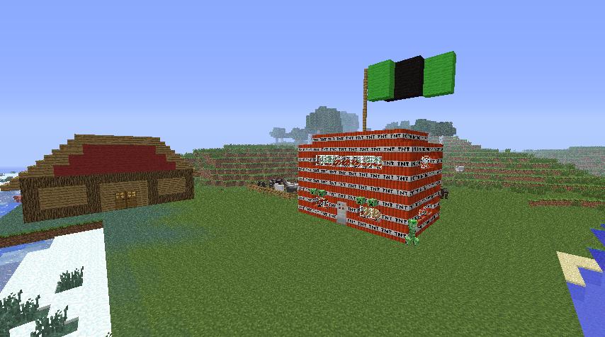 Creeper House Minecraft Map