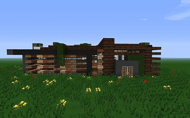 Modern abstract house Minecraft Map