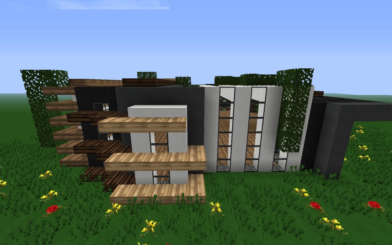 Modern abstract house Minecraft Map