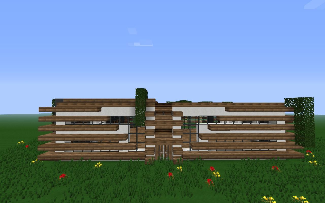 Modern abstract house Minecraft Map