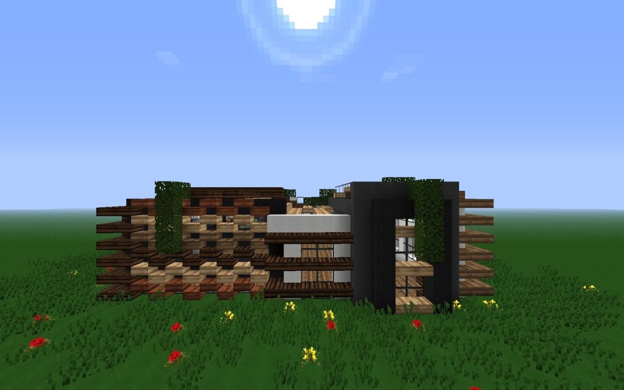 Modern abstract house Minecraft Map