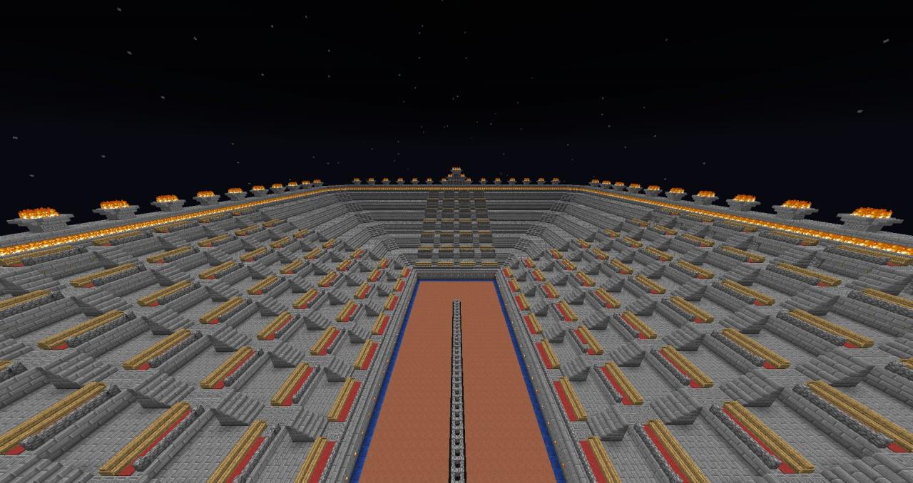 MInecraft Mega-Build: The Jousting Ampitheatre Minecraft Map