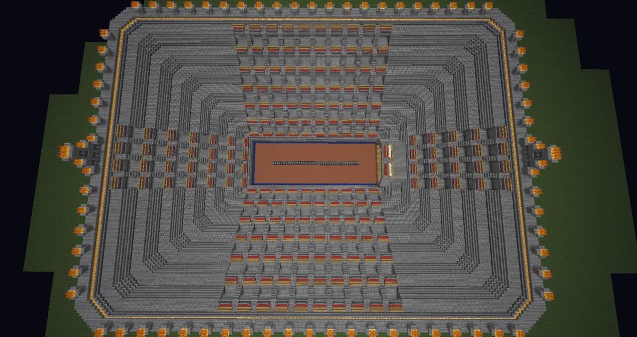 MInecraft Mega-Build: The Jousting Ampitheatre Minecraft Map