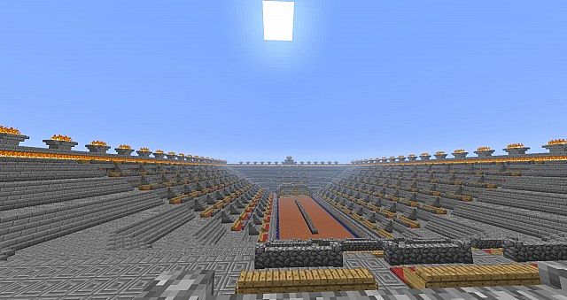 MInecraft Mega-Build: The Jousting Ampitheatre Minecraft Map