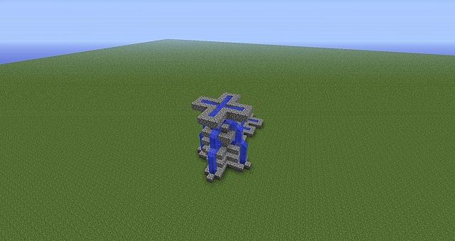 Minecraft EPIC Water Fall Minecraft Map